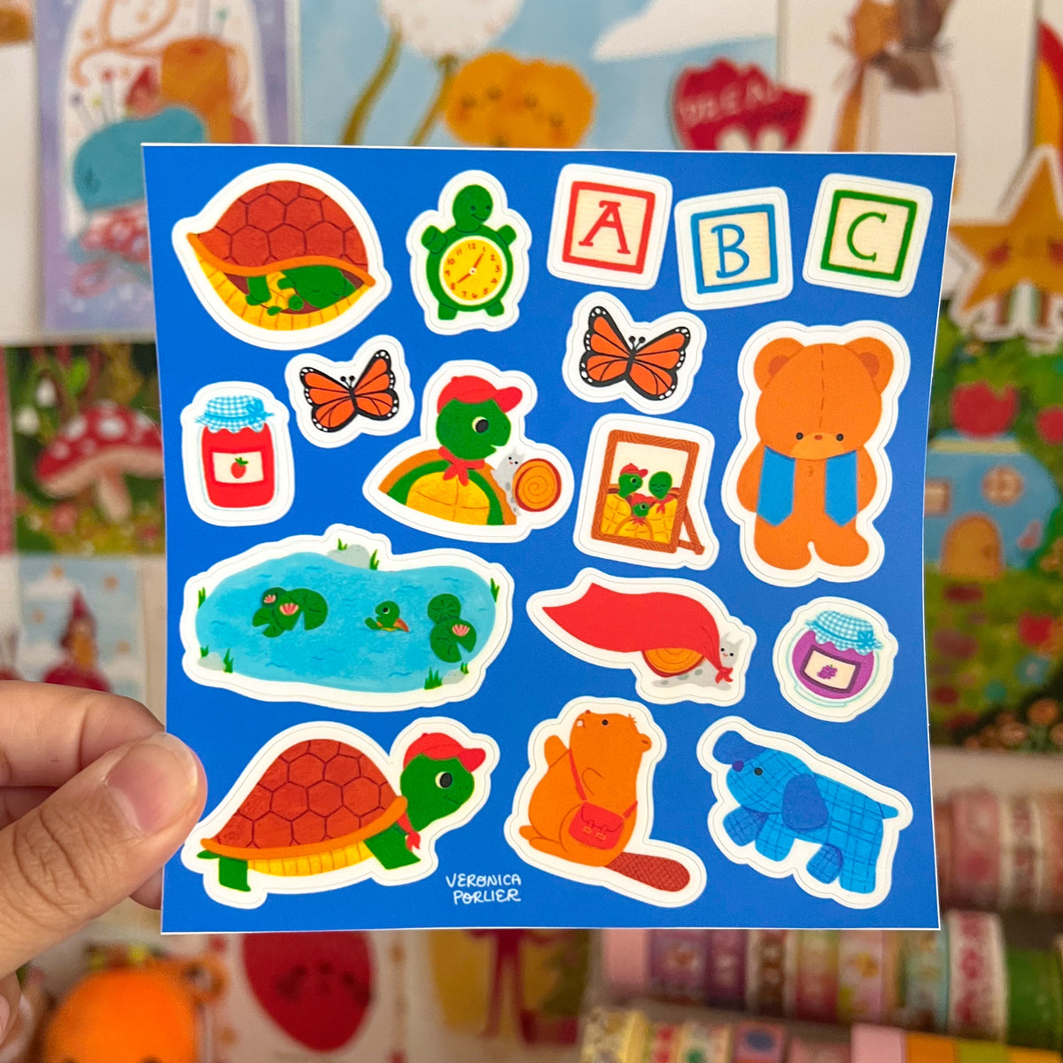 Hey, It’s Franklin Sticker Sheet – Veronica Porlier