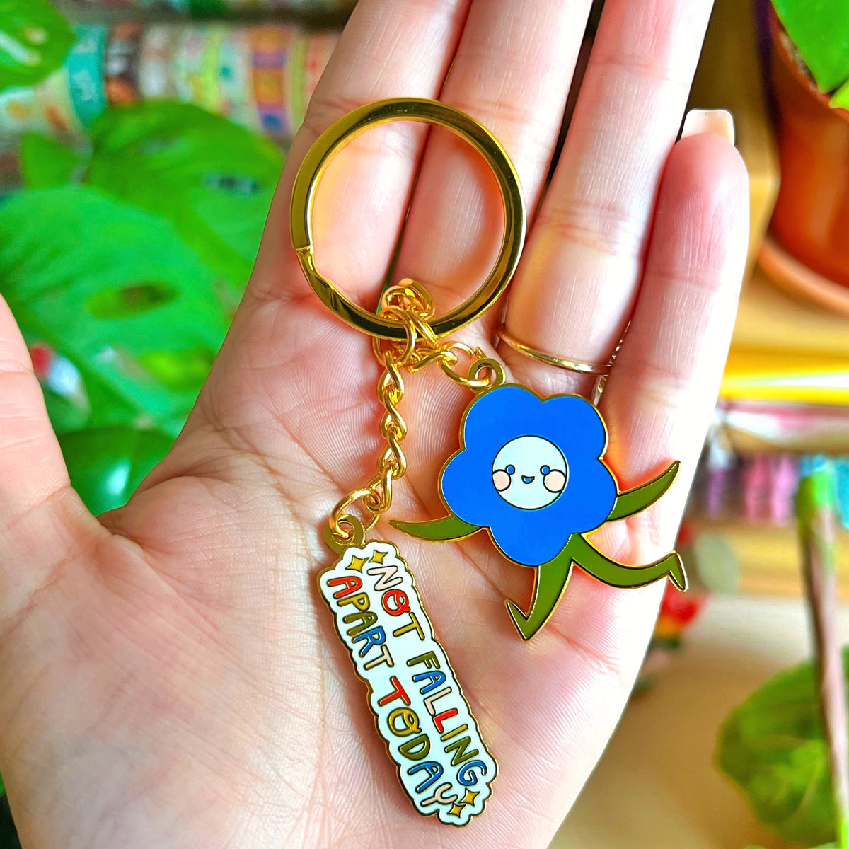 Not Falling Apart Today Keychain – Veronica Porlier